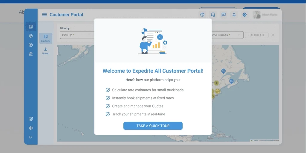 Customer Portal | Expedite All – Instant Quotes, Booking & Tracking